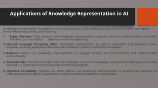 KNOWLEDGE REPRESENTATION AND TYPES .pptx