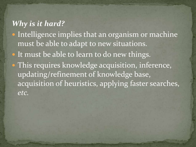 Knowledge representation in AI | PPTX | Programming Languages | Computing