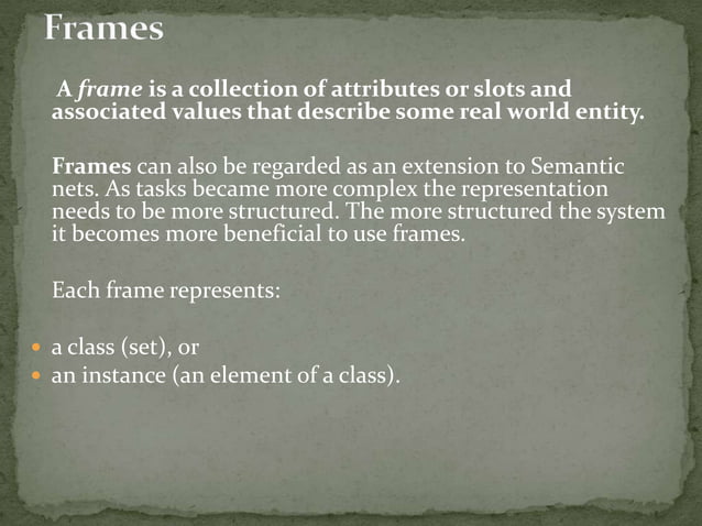 Knowledge representation in AI | PPTX | Programming Languages | Computing