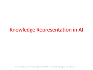 Knowledge representation in Artificial Intelligence.pptx