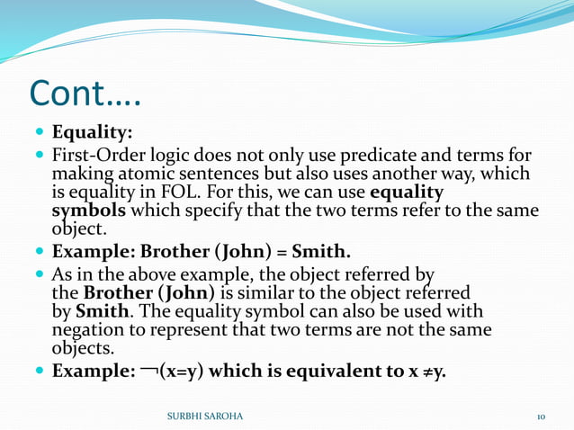 Knowledge Representation & Reasoning AI UNIT 3 | PPTX
