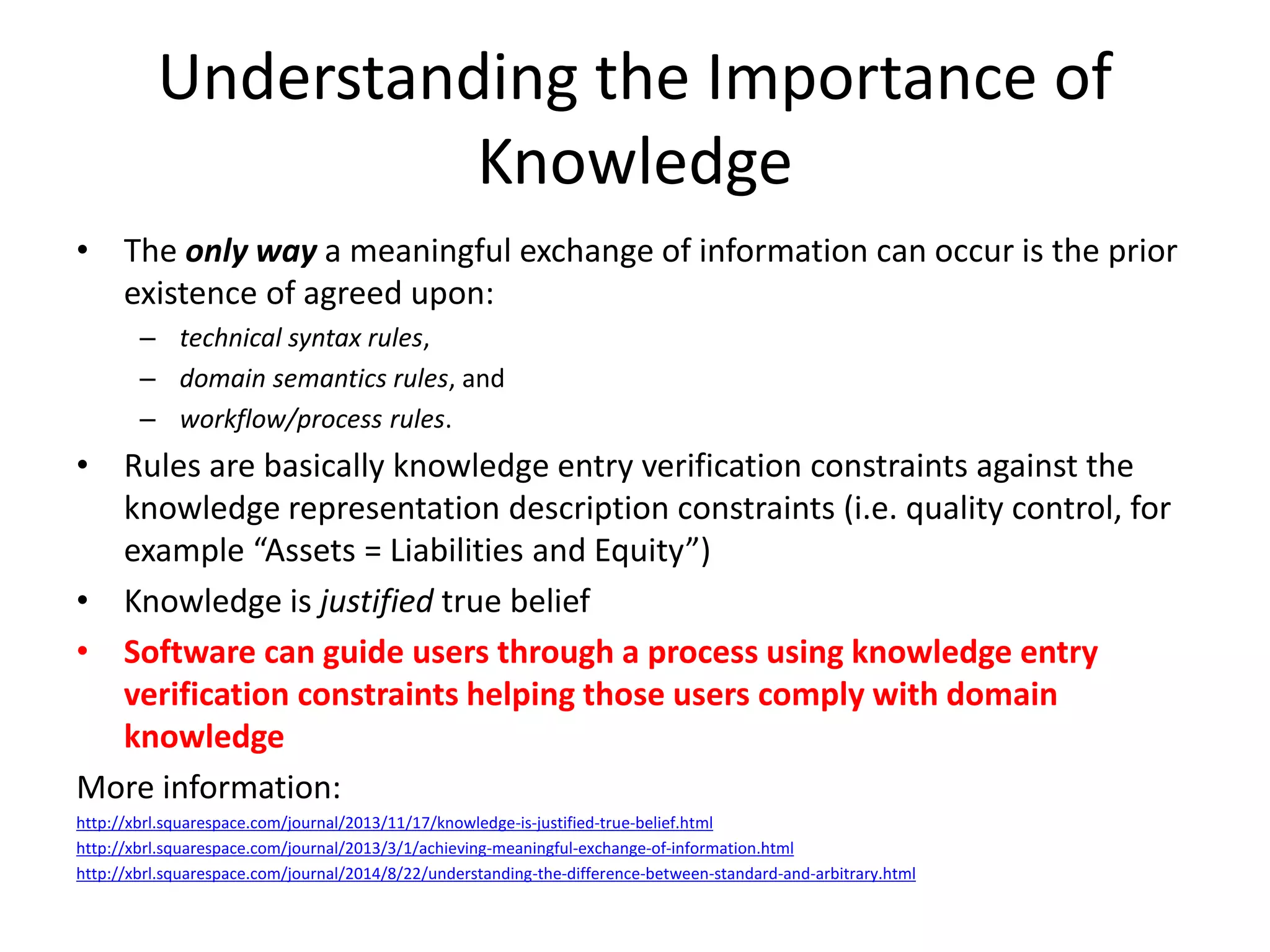 Knowledge Representation Using XBRL | PDF