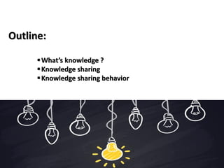 Knowledge sharing behavior | PDF