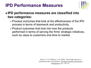 Knowledge sharing in integrated product development | PPT