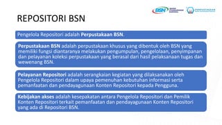 Pengelolaan Repositori Di Lingkungan Perpustakaan Bsn Pdf