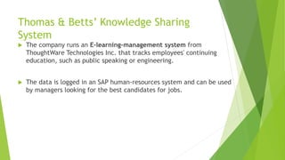Knowledge sharing system | PPTX | Email | Internet