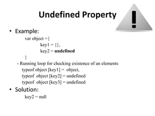 JavaScript Common Mistake | PPT