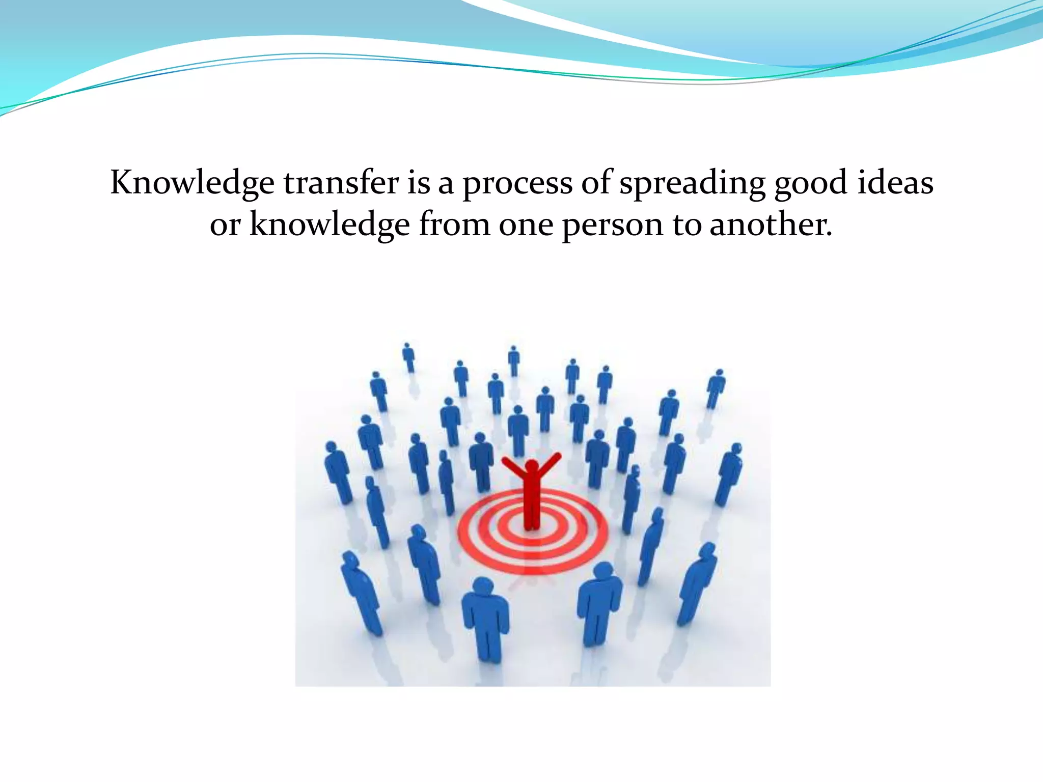 Knowledge Transfer at the Workplace | PPTX