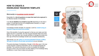Knowledge Transfer Template: Effective Intranet Tools To Manage ...