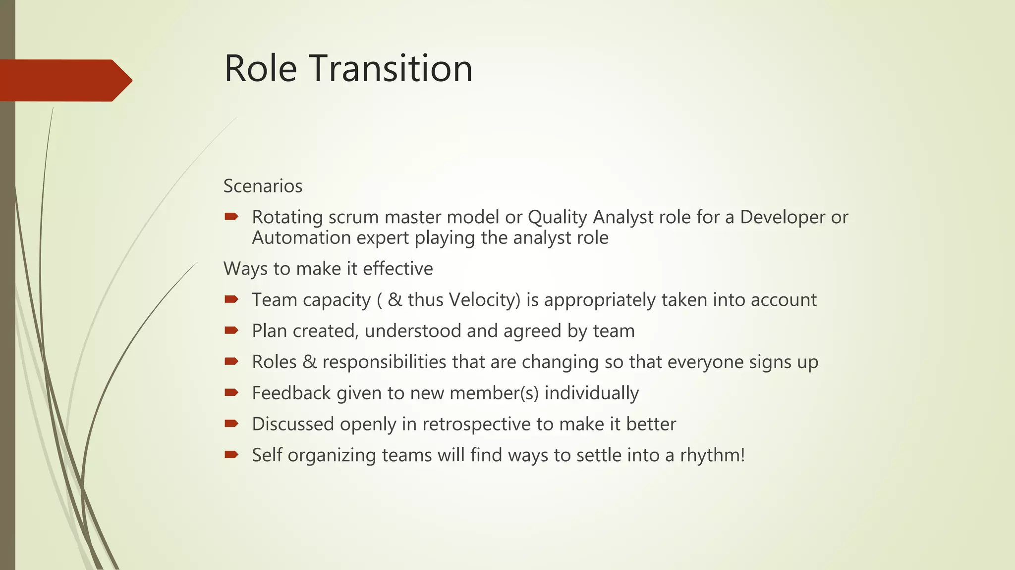 Effective Knowledge transition using agile | PPT
