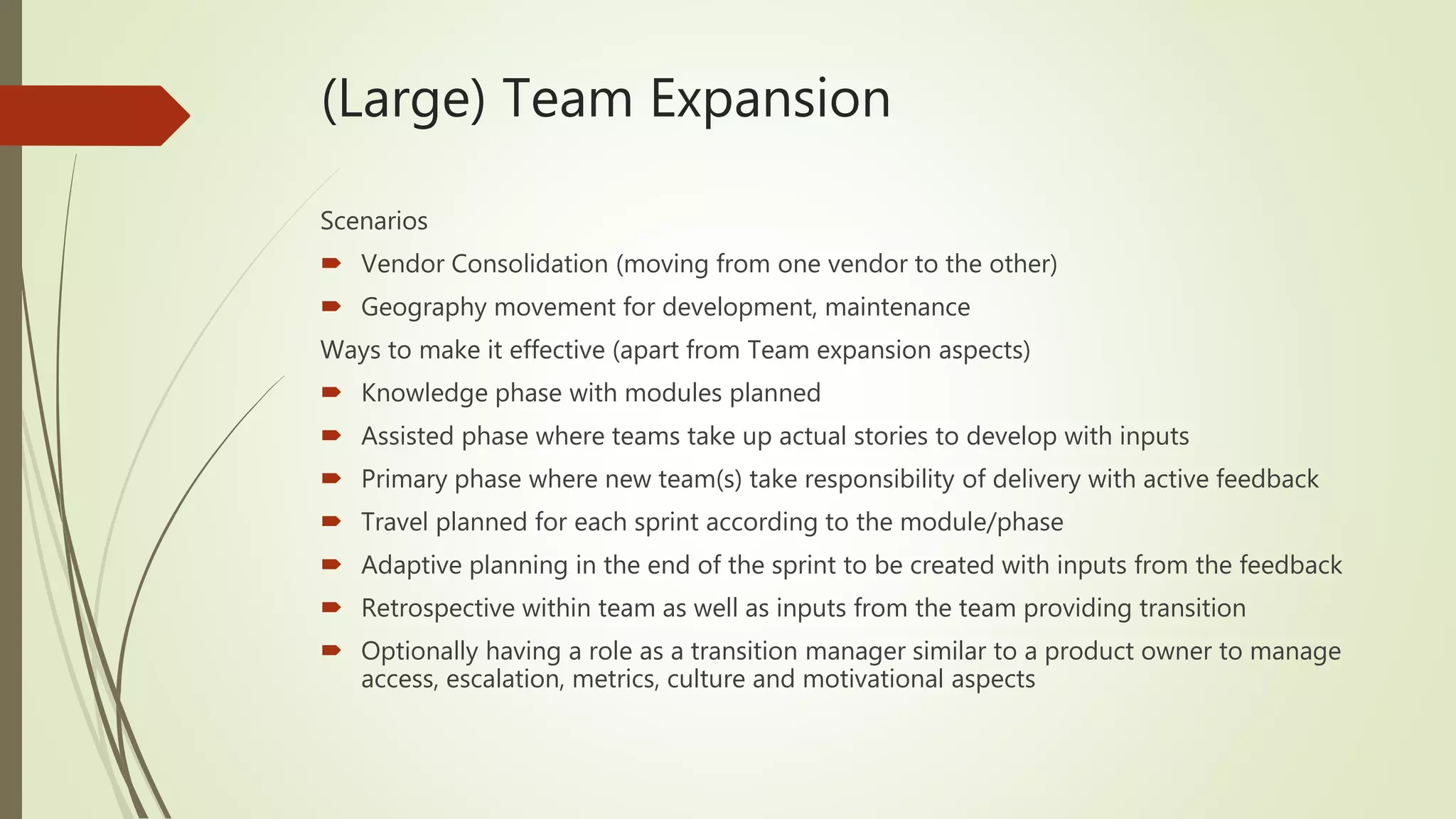 Effective Knowledge transition using agile | PPT