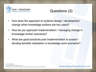 Knowledge worker productivity | PPTX