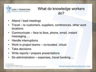 Knowledge worker productivity | PPTX