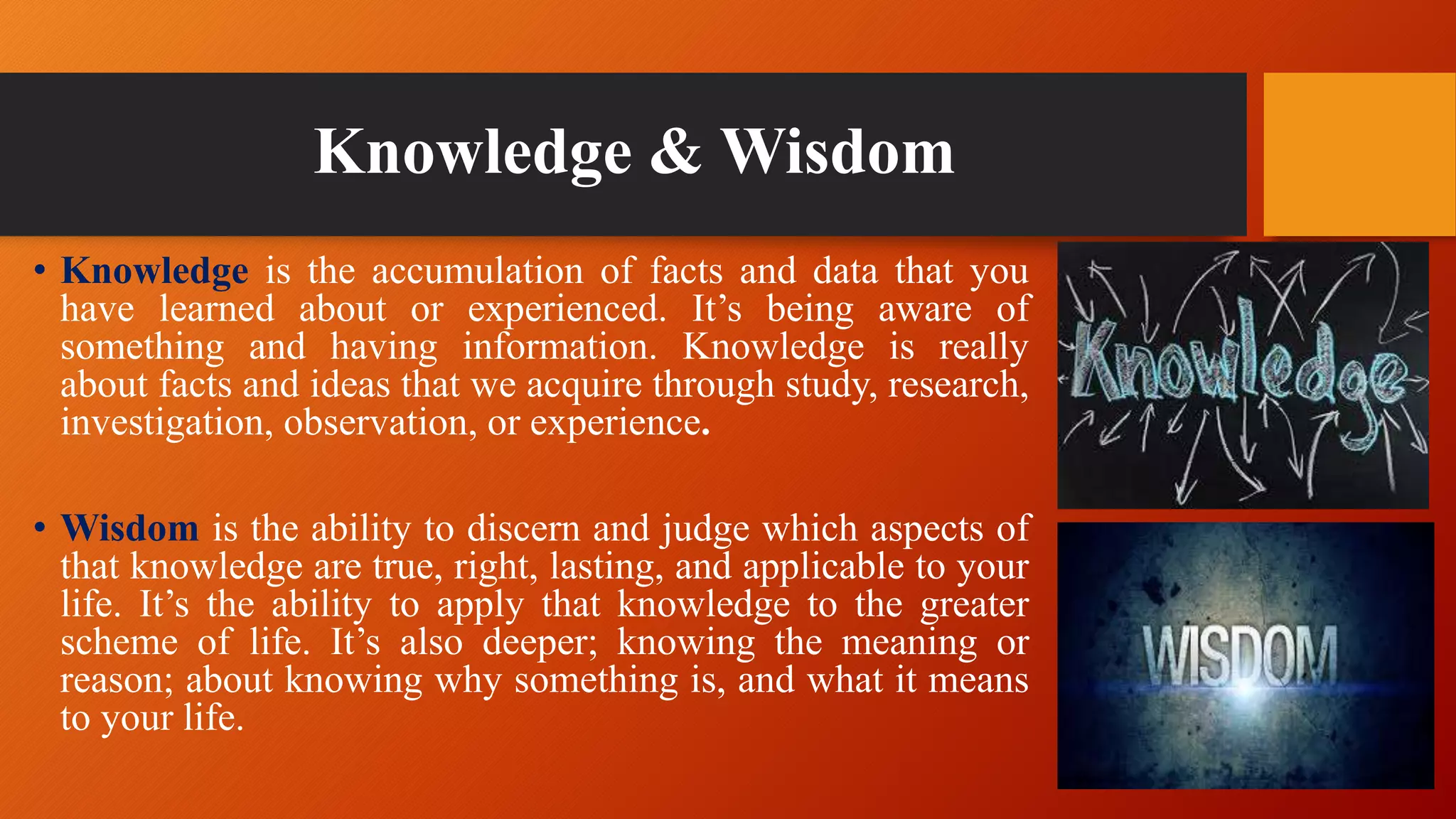 Knowledge worker & Wisdom worker | PPTX