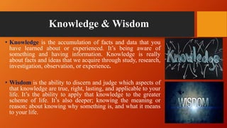 Knowledge worker & Wisdom worker | PPTX