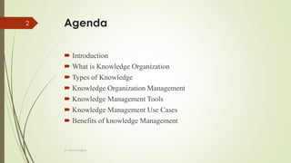 introduction to Knowledge organization Management | PDF