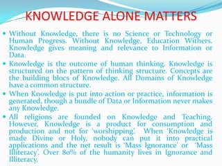 KNOWMATICS AND THE RELATED FIELDS OF STUDY- EDUCATION, PSYCHOLOGY ...