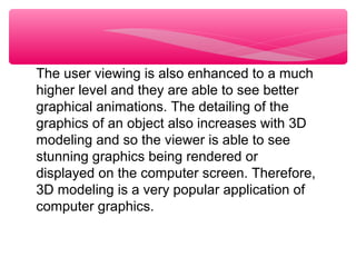 Know More About 3D Modeling | PPT