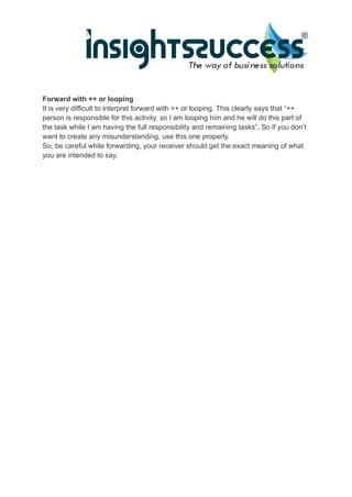 Know More About Forwarding Email | How to Forward Mail | PDF