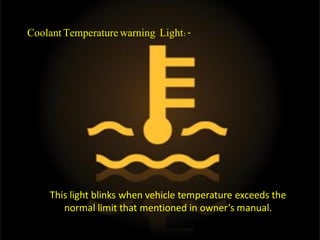 Know More About The Vehicle Warning Lights | PDF