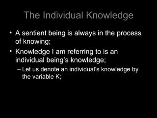 Knowledge Conundrum | PPT