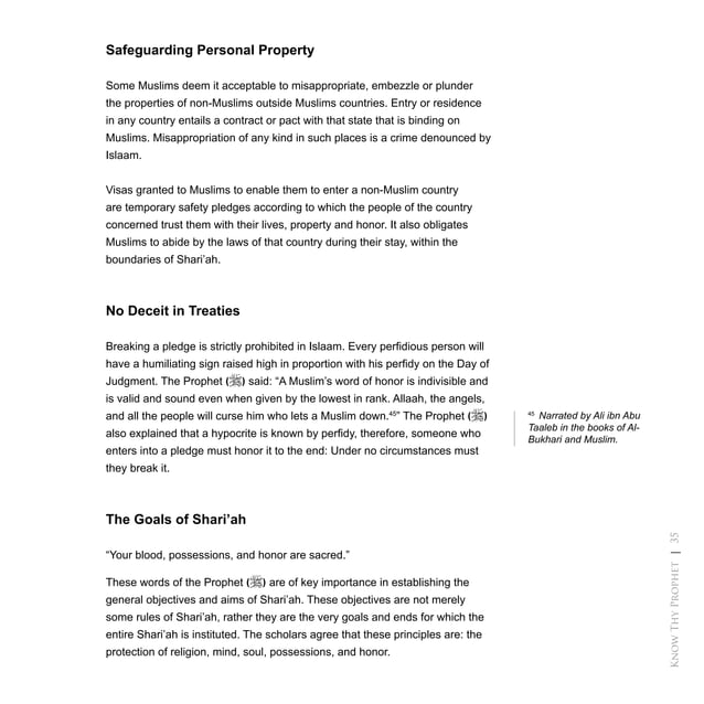 Know Thy Prophet (صلى الله عليه وسلم) | PDF