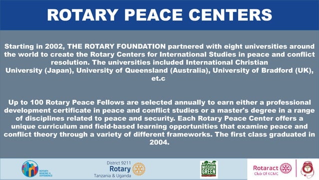 Know rotary rotaract | PPTX