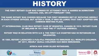 Know rotary rotaract | PPTX