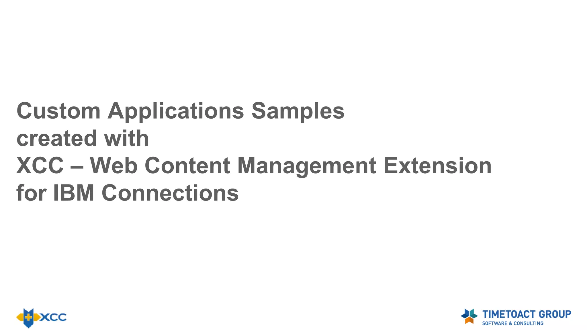 Know, Share, Do - Custom Apps | PPT
