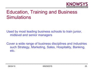 Knowsys The Euronet Simulation Eng | PPT