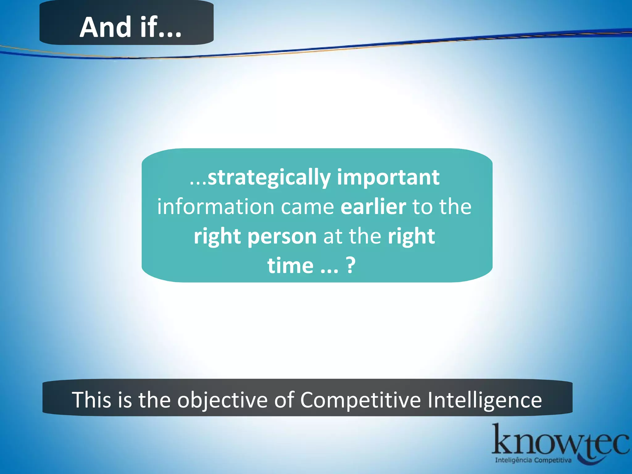 Knowtec: Competitive Intelligence | PPT