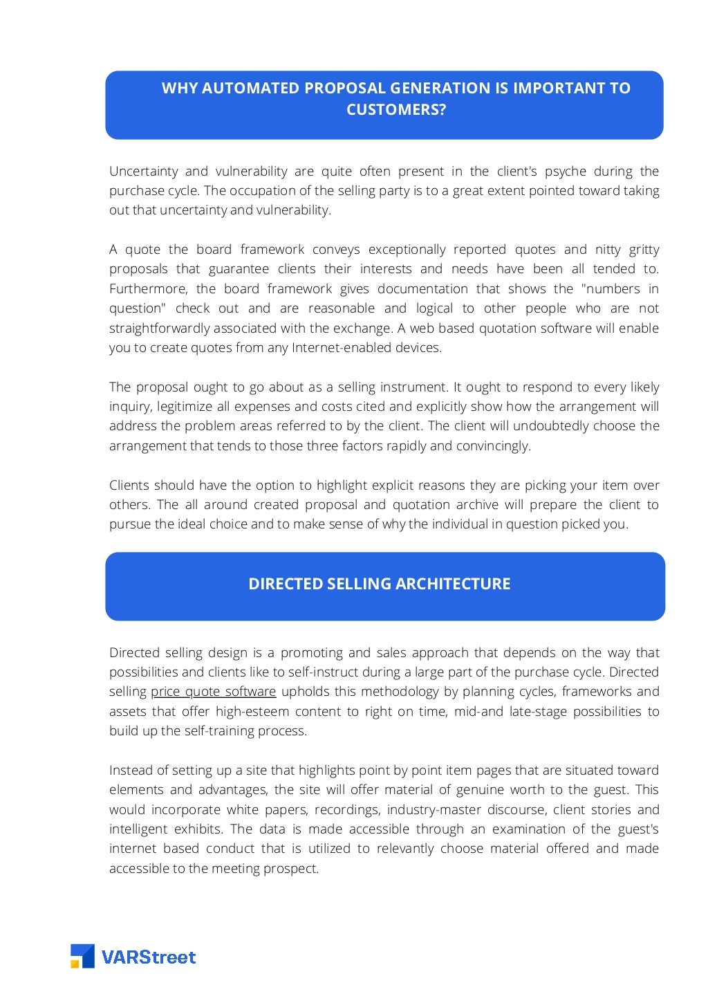 Know the benefits of a sales quotation software. | PDF