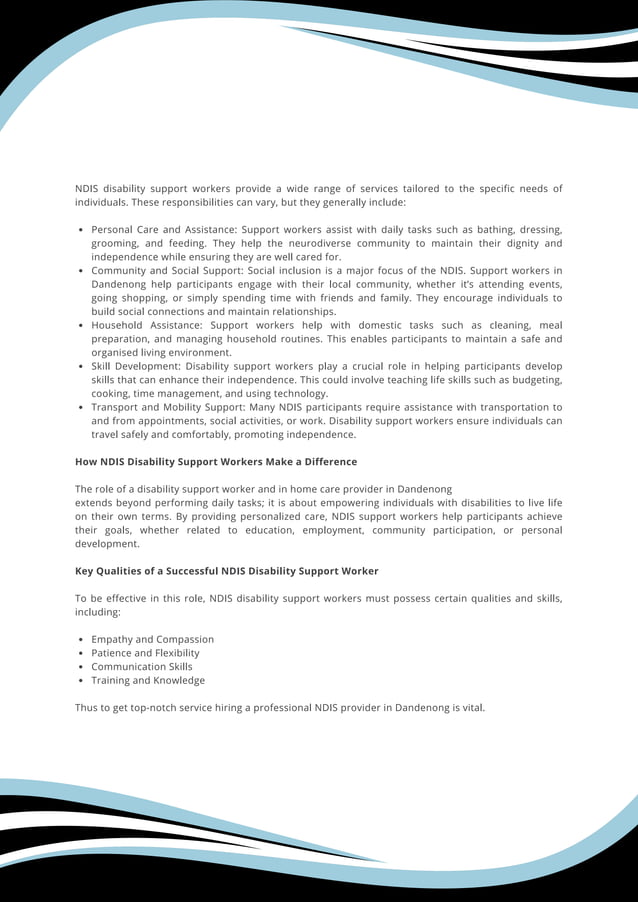 Know the Core Responsibilities of NDIS Disability Support Workers.pdf