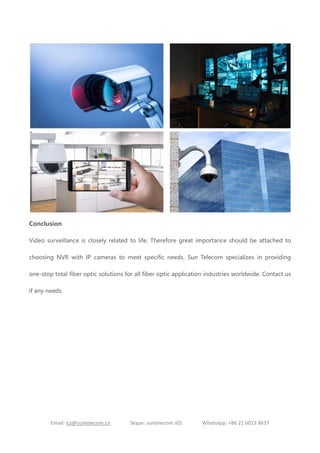 Know the Details of the Network Video Recorder | PDF