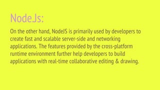 Know the difference - Angular.js vs Node.js | Web Development | Internet