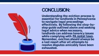 How to Navigate the Eviction Process in Pennsylvania: A Landlord's ...