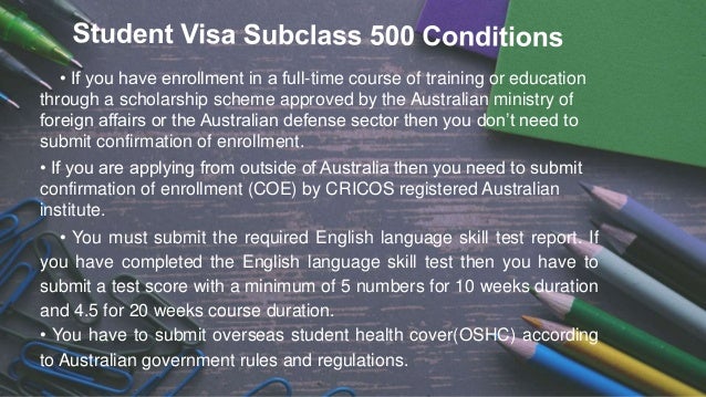 Know the facts about the student visa subclass 500
