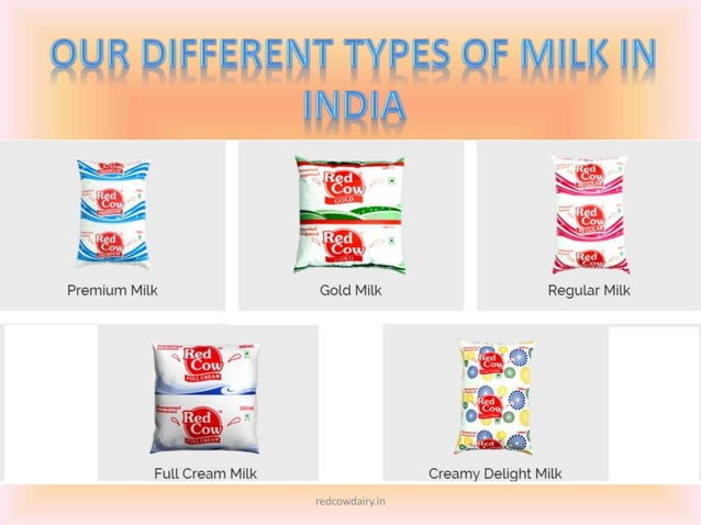 Know the goodness of quality milk with Red Cow Dairy | PPT