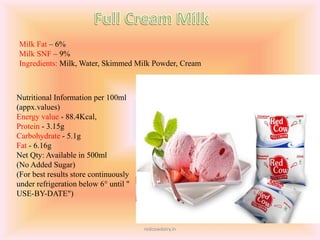 Know the goodness of quality milk with Red Cow Dairy | PPTX