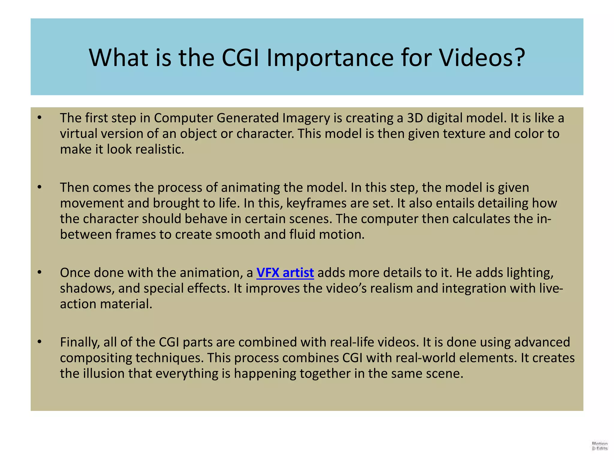 Know the Important Role of CGI in Films.pptx