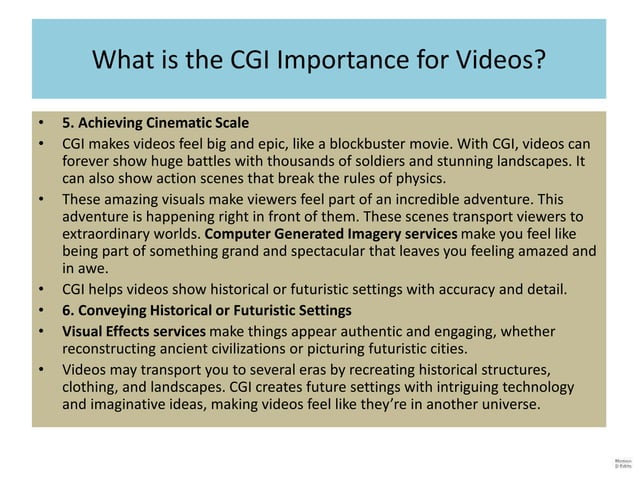 Know the Important Role of CGI in Films.pptx