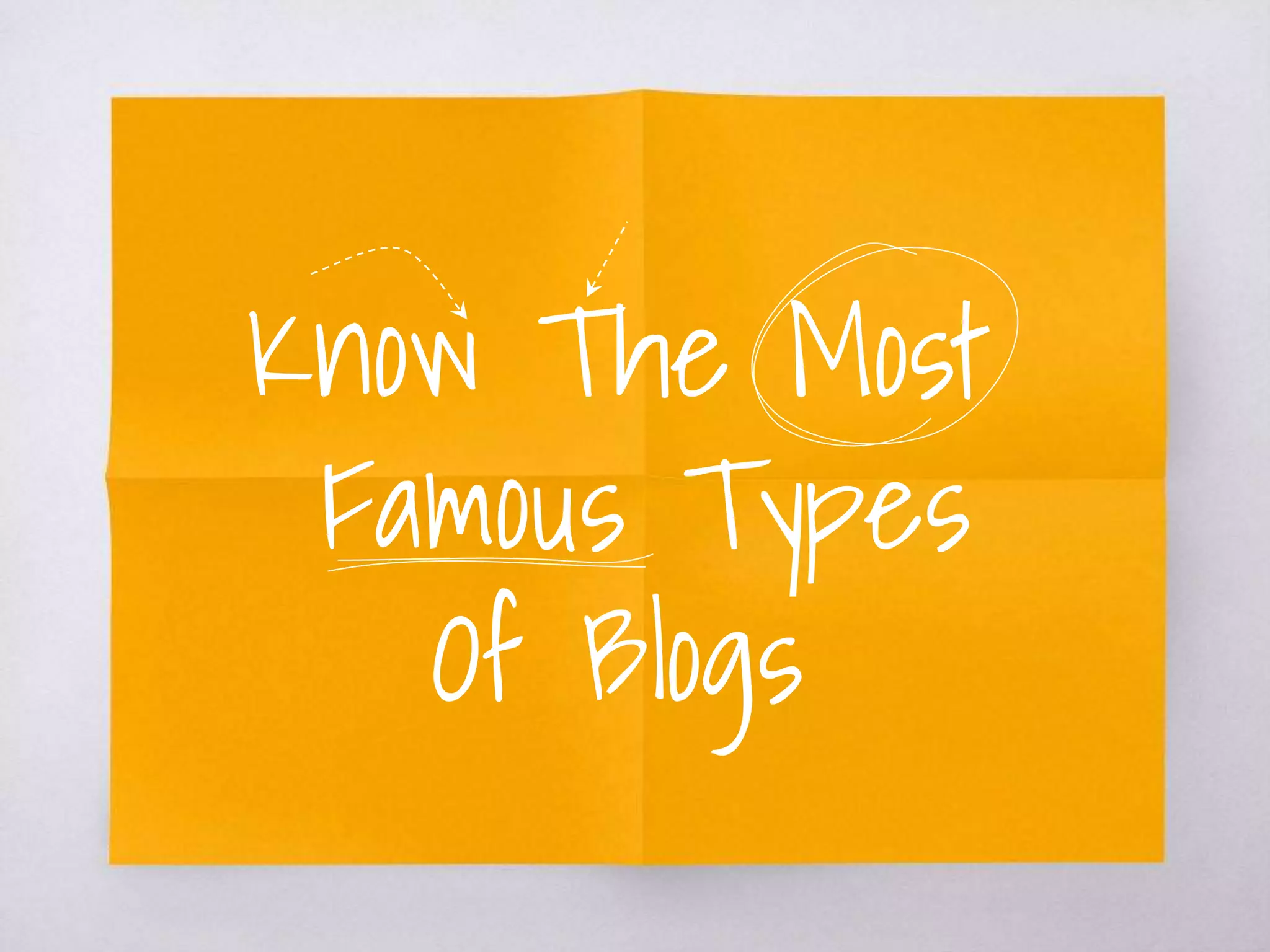 Know The Most Famous Types Of Blogs | PPTX