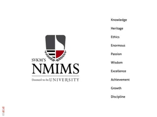Know the new identity of nmims | PPT