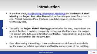 Know the project kickoff meeting and project execution plan | PPTX