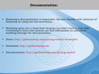 Know the reason behind choosing bootstrap as css framework | PPT