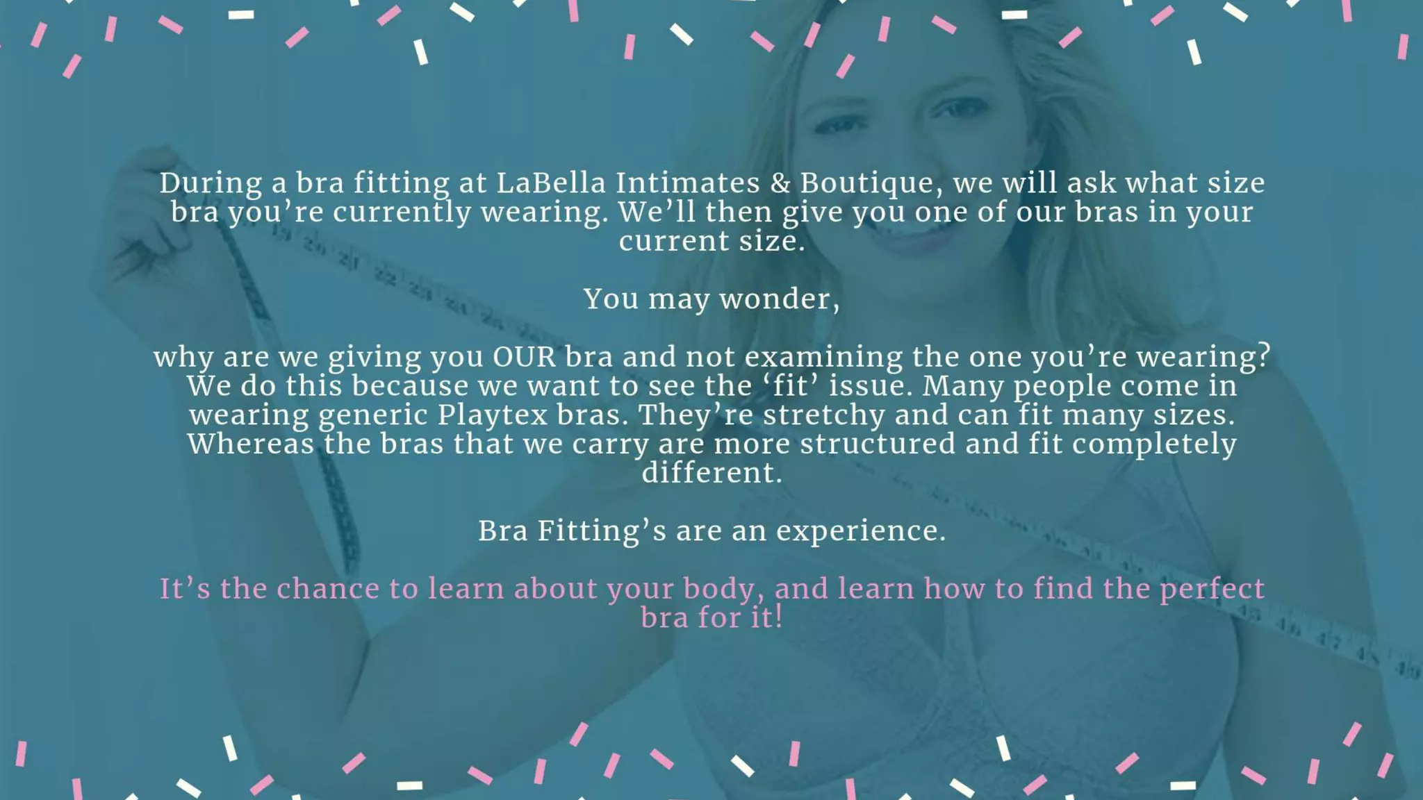 Know The Reasons Why Bra Measuring Is Not A Bra Fitting | Lingerie ...