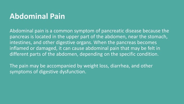 Know These 7 Symptoms of Pancreatic Problems | PPT