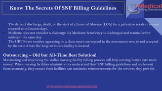 Know The Secrets Of SNF Billing Guidelines.pptx