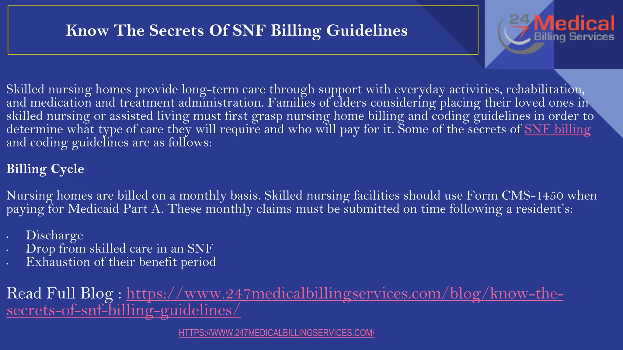 Know The Secrets Of SNF Billing Guidelines.pdf