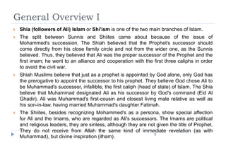 Know the Shiah Muslims and their Sub-Sects.pptx | Islam | Religion & Spirituality